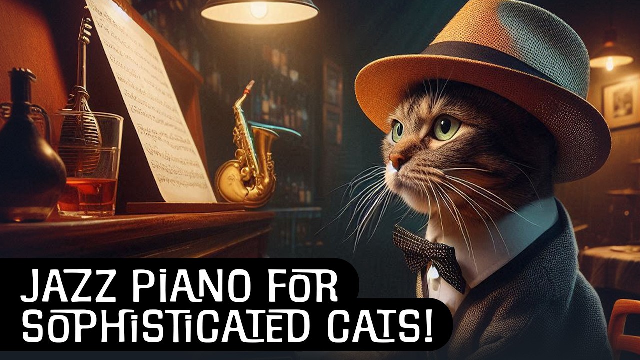 How to Make Your Cat Relax with 15 Minutes of Jazz Piano Songs | Purr ...