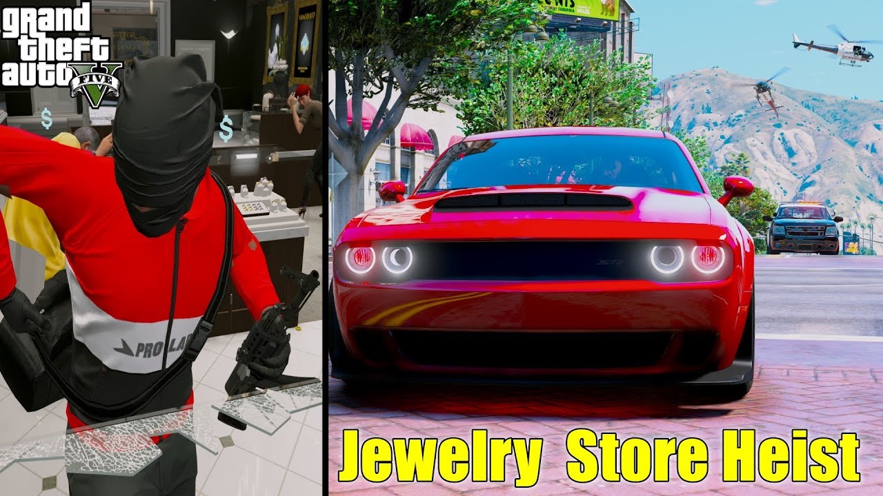 Robbing The Biggest Jewelry Store in GTA 5 - YouTube