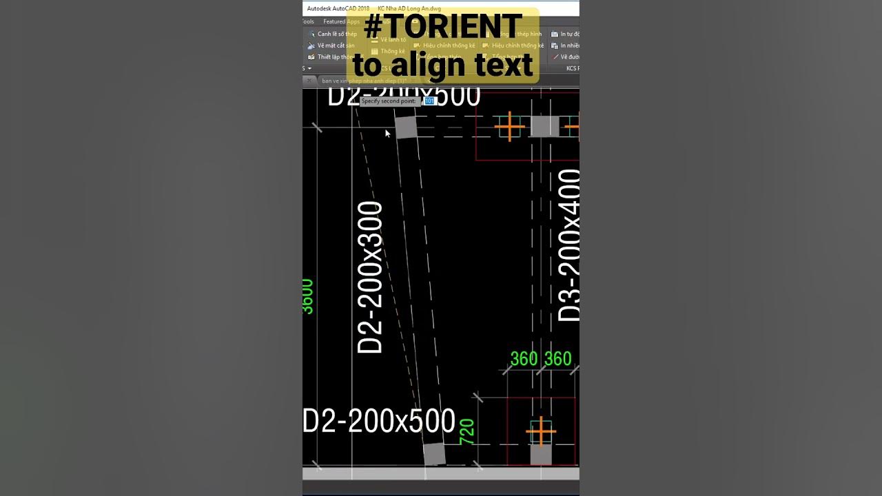 AutoCAD Tips and Tricks - Torient command to align text #10 - YouTube