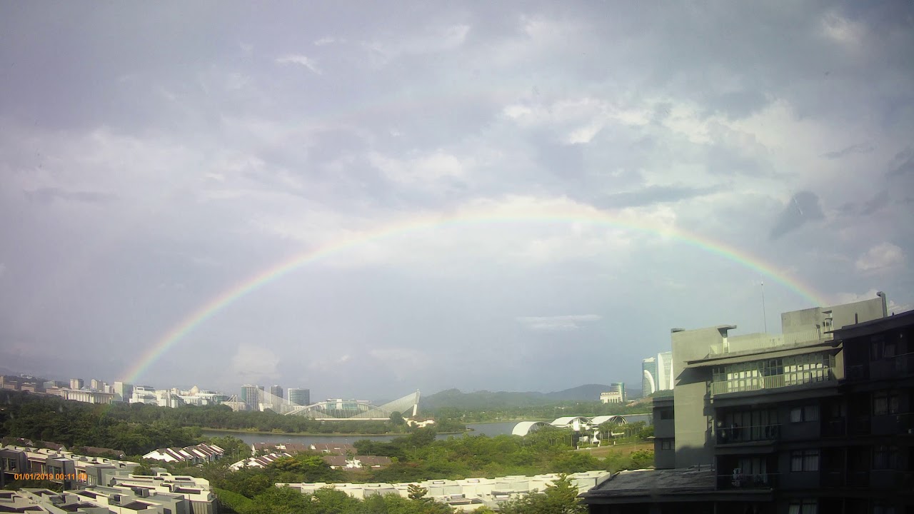 God's Beautiful two Rainbows - YouTube