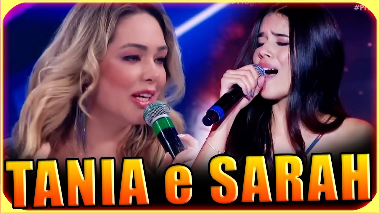 A JURADA CANTOU com SARAH SANTOS no Shadow Brasil Raul Gil Tania Mara ...
