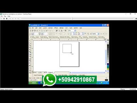 Cours Corel Draw Dessiner un rectangle ou un carre Chapitre 4 Lecon 2 - YouTube