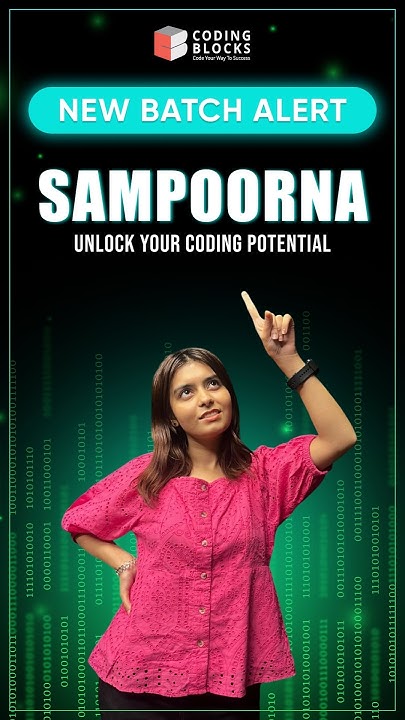Good News for Freshers | Sampoorna Batch Alert | Coding Blocks! #code #codingblocks - YouTube