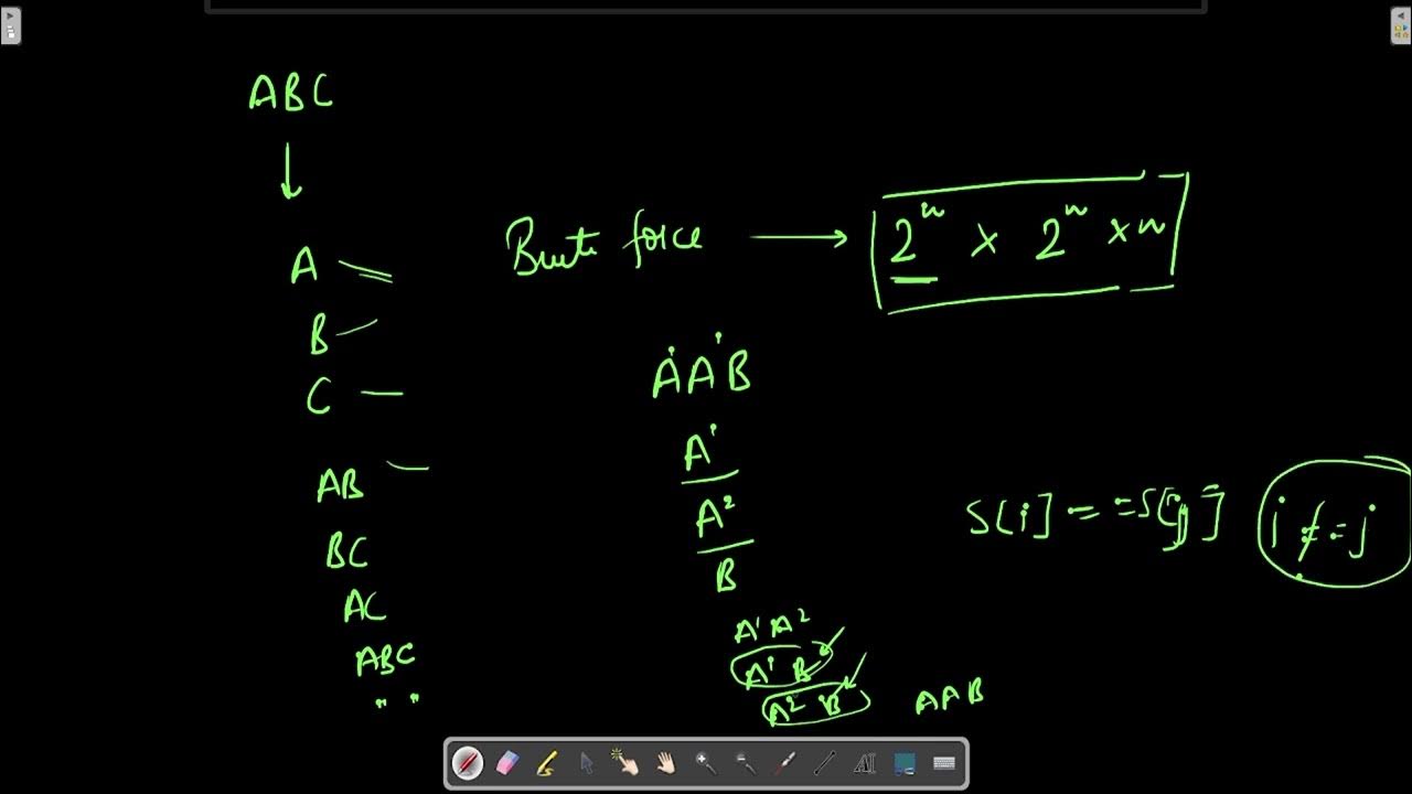 Longest Repeating Subsequence || Coding Interview Question 49 || Hindi ...