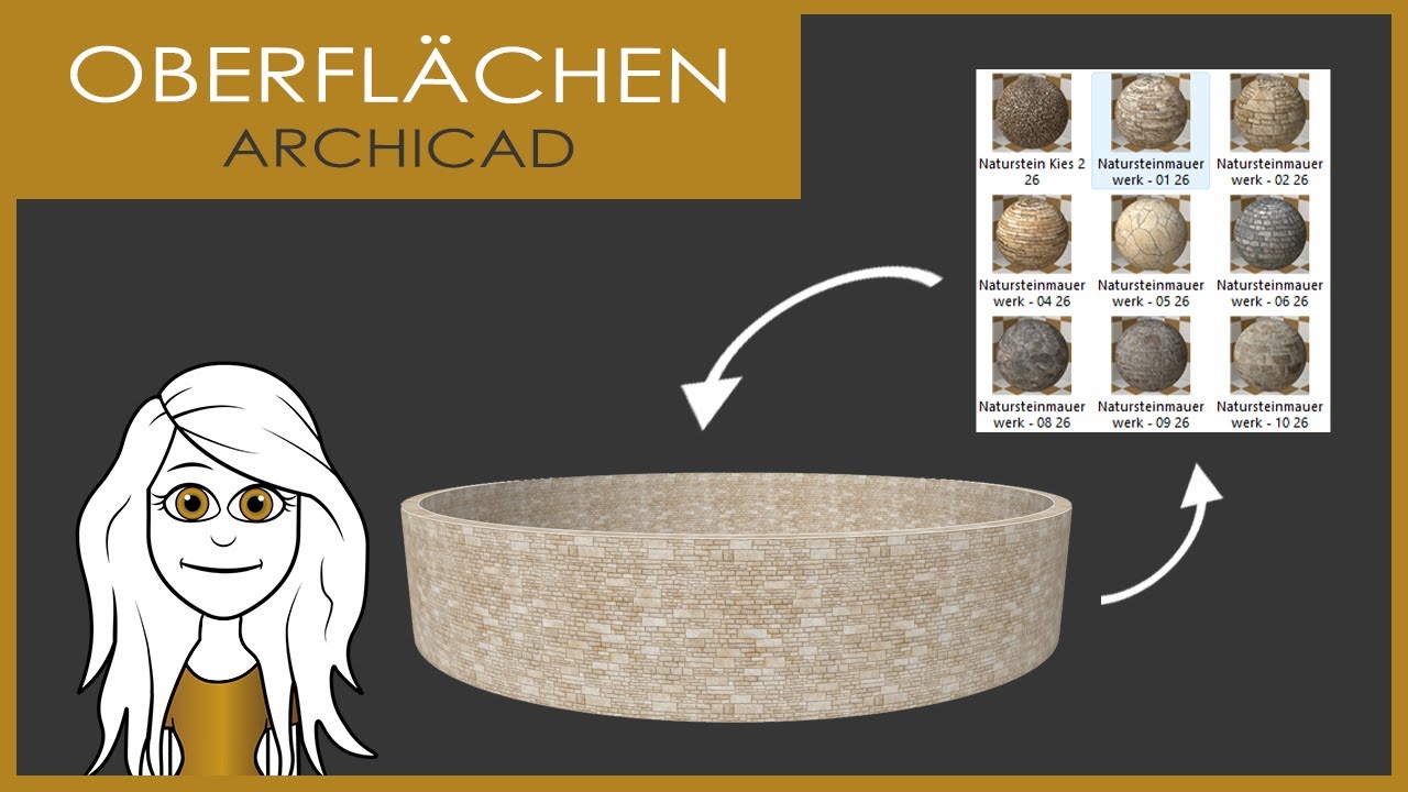 Oberflächenmaterialien KOSTENLOSER Download & Import [ArchiCAD 26 ...