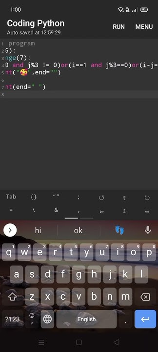 Heart Pattern Program In Python - YouTube