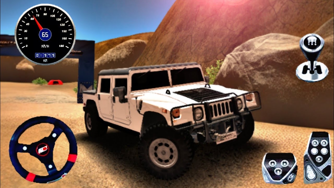 offroad drive Desert real simulator 3D condução jeep offline car suv ...