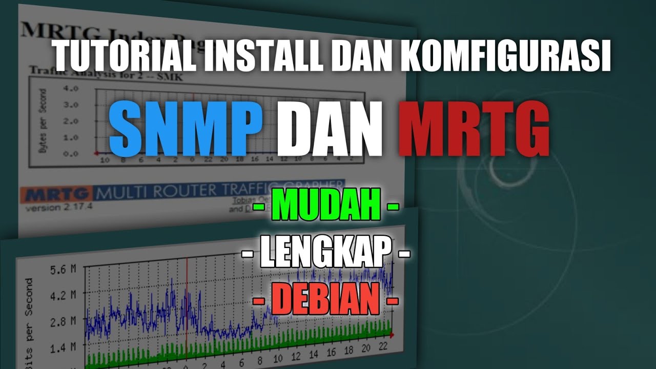 Cara Install Dan Konfigurasi SNMP Dan MRTG Di Debian 8 - YouTube