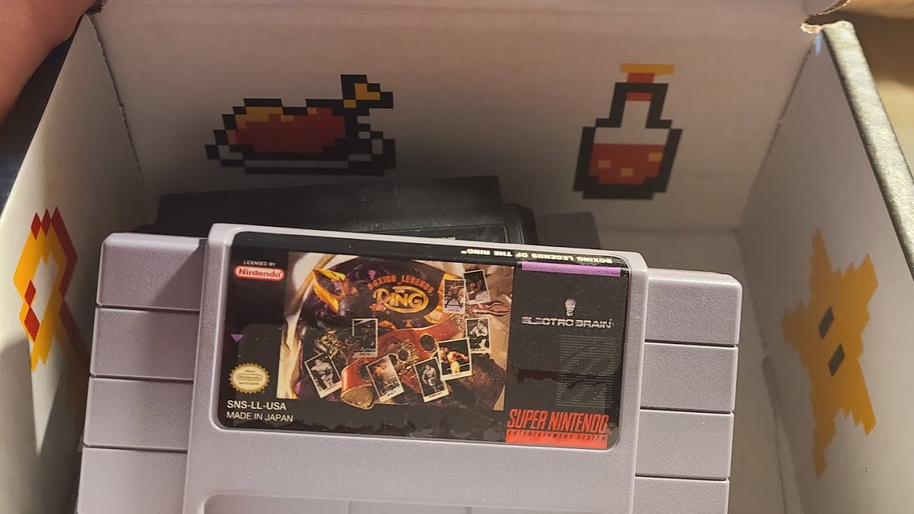 What will I get this month? Nintendo mystery box. Retro Treasures - YouTube