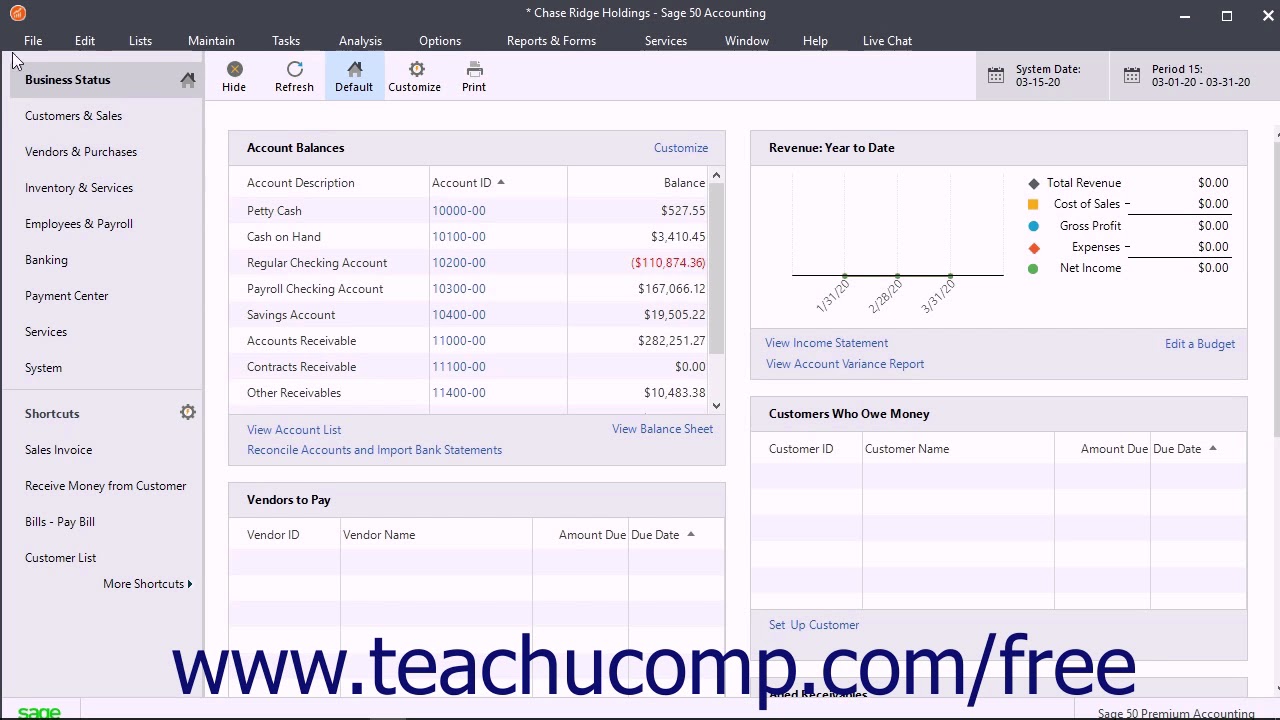 Sage 50 2018 Tutorial Archiving a Company Sage Training - YouTube