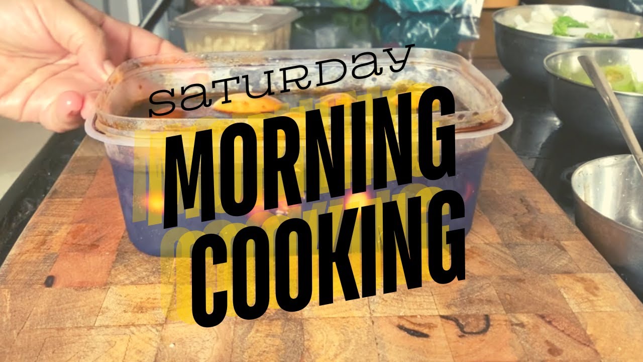 Saturday morning prep for dinner | Korean Food | Cooking | Relaxed ...