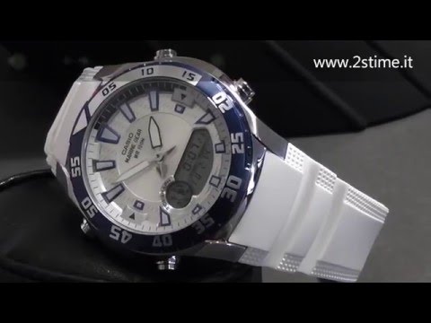 2S Time - CASIO AMW 710B 1AV Marine Gear Outdoor Watch Moon Phases Tidegraph