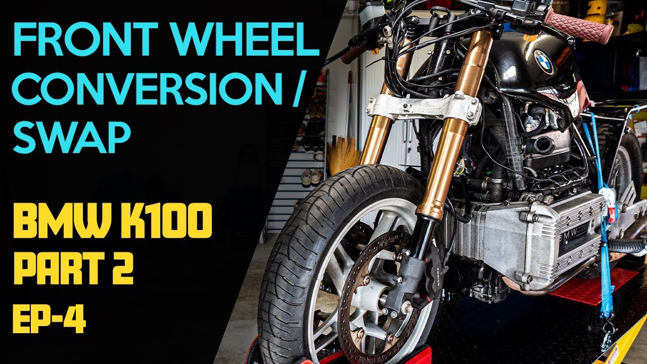 Front Wheel UPGRADE Part 2 - BMW K100 - YouTube