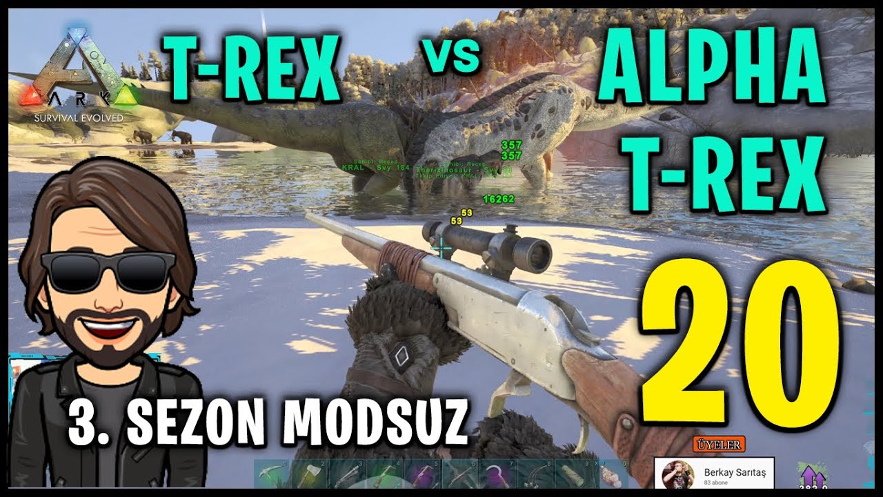 T-Rex vs Alpha T-Rex | Ark: Survival Evolved | #20 | #S3 [MODSUZ] - YouTube