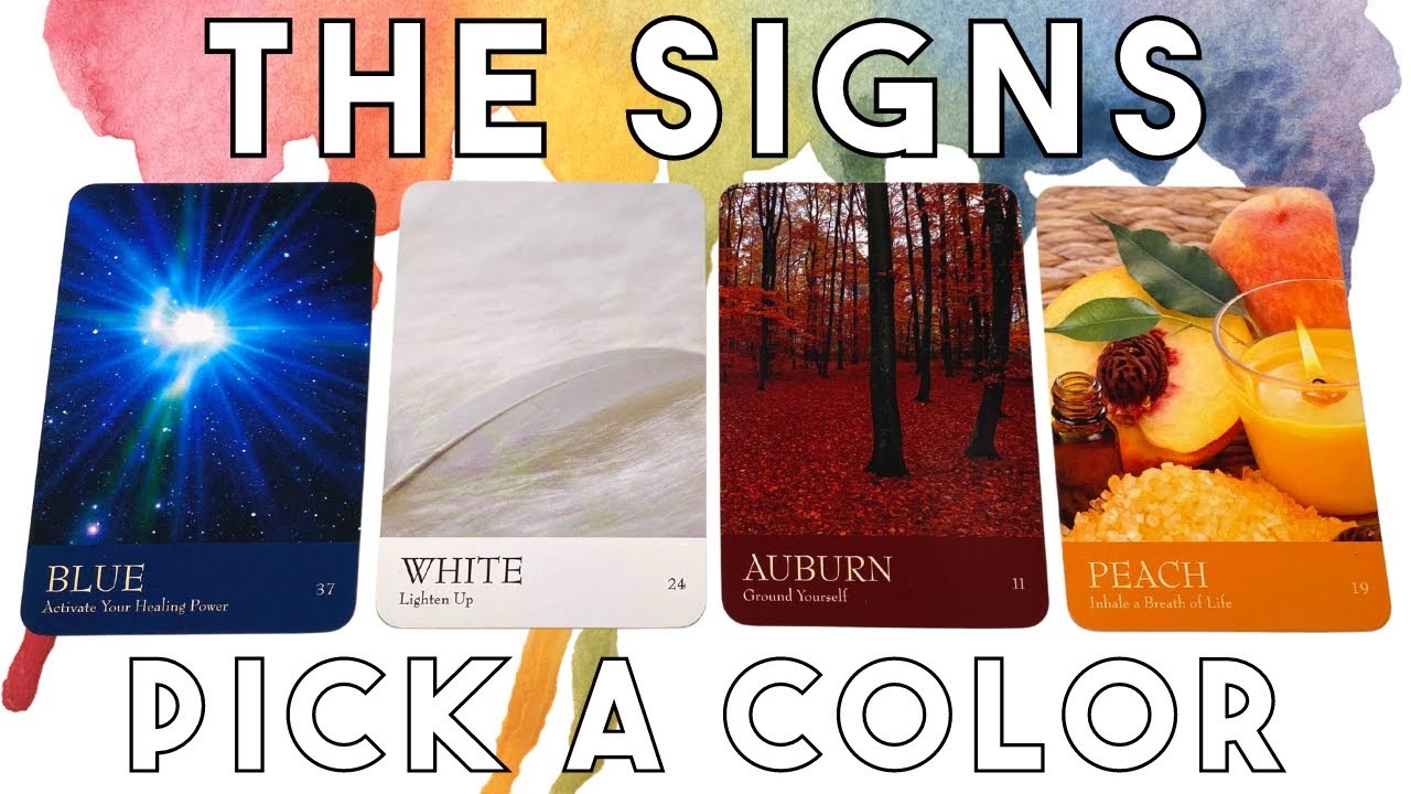 What Are The Signs Trying To Tell You? 🎨 Pick A Color 🎨 - YouTube