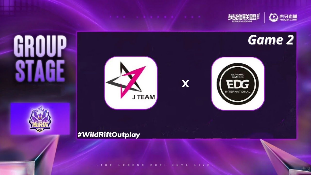 JT vs. EDG • Game 2 | Group Stage | Huya The Lengend Cup 2023 (Day5_24-2) - YouTube