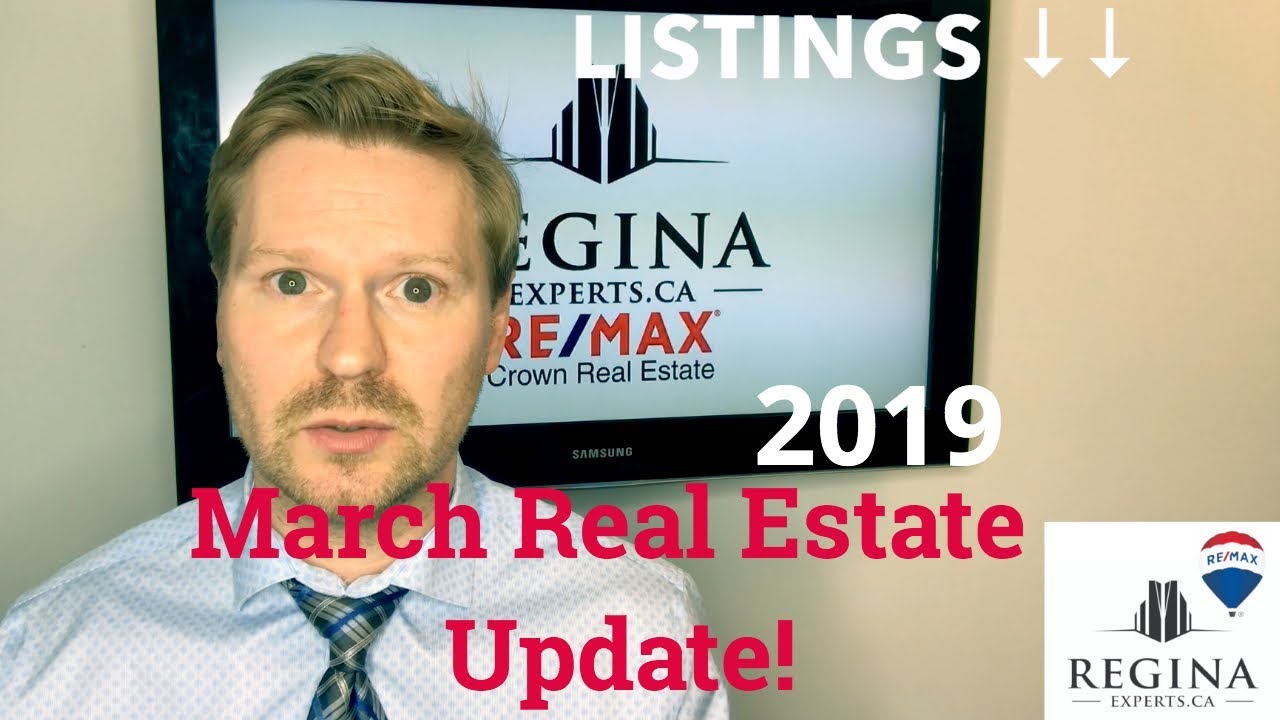 Regina real estate march update - YouTube