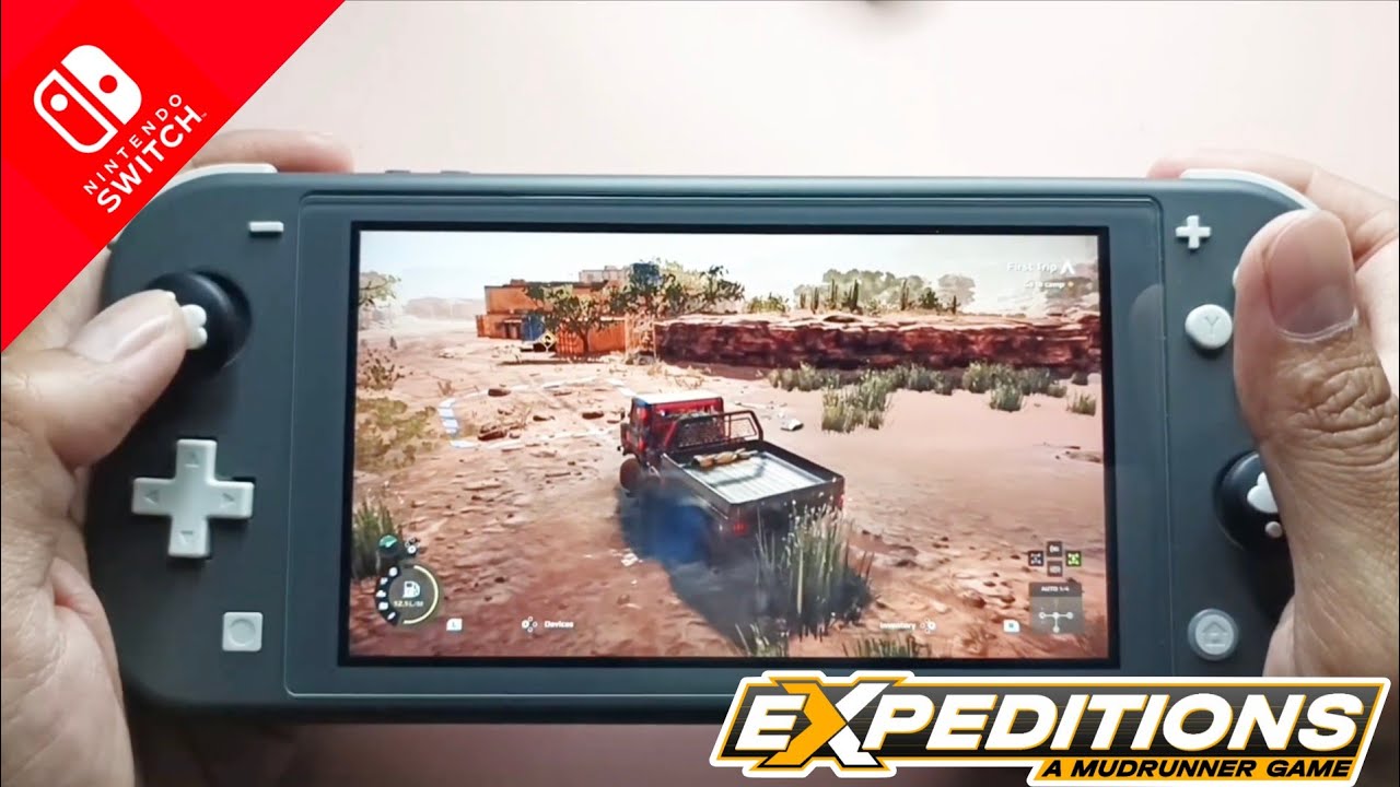 EXPEDITION A MUD RUNNER || NINTENDO SWITCH LITE GAMEPLAY - YouTube