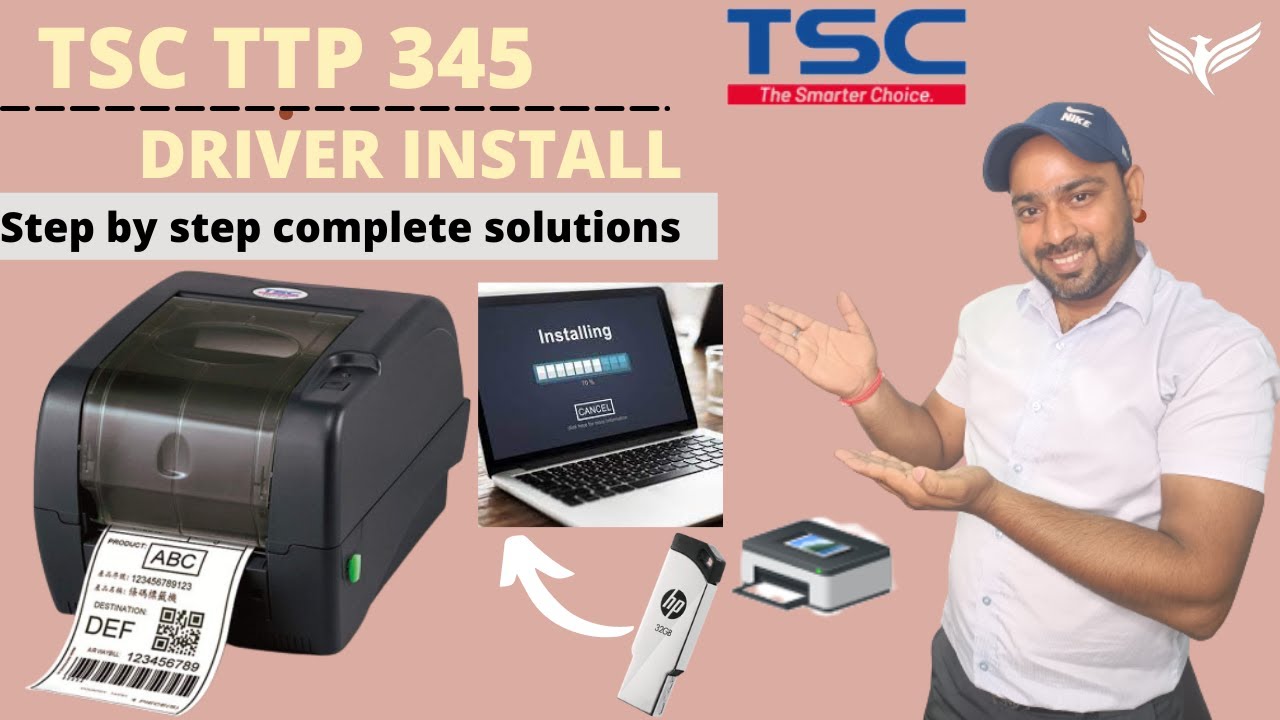 How To Install driver in TSC TTP 345 / Software Install. @prezotech ...