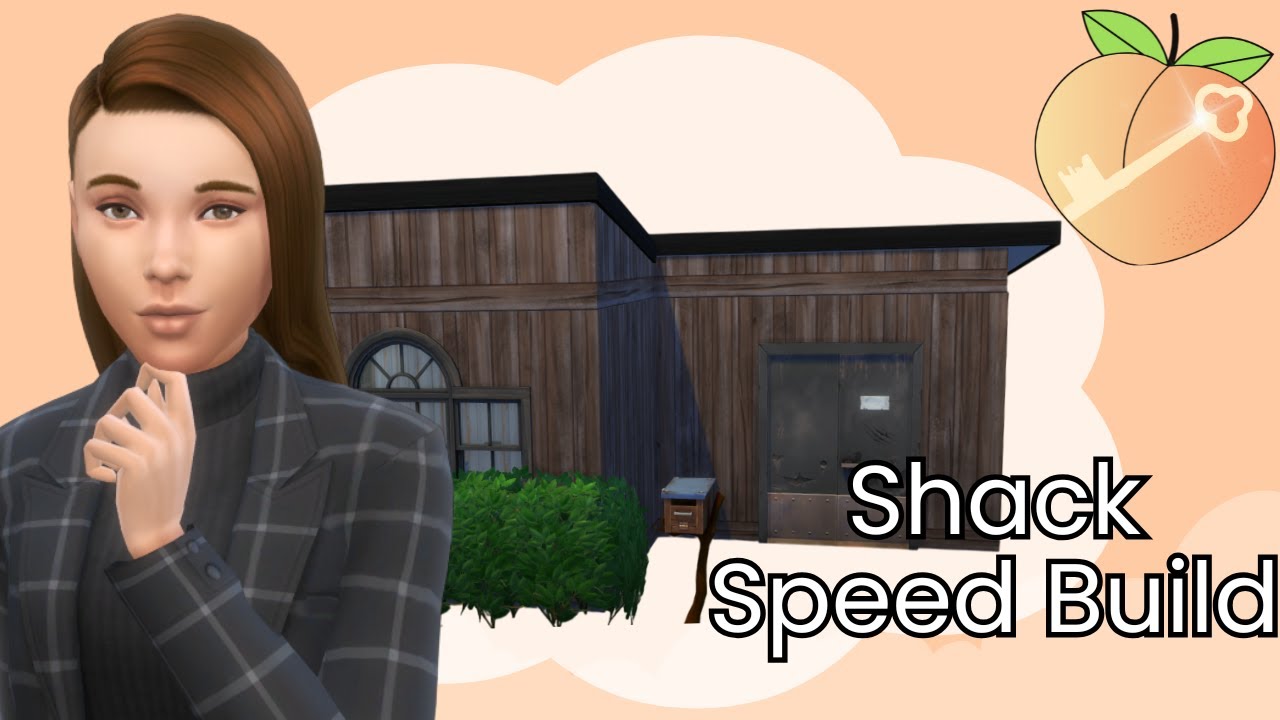 Building my homeless sim a shack | The Sims 4 | Life’s A Peach - YouTube