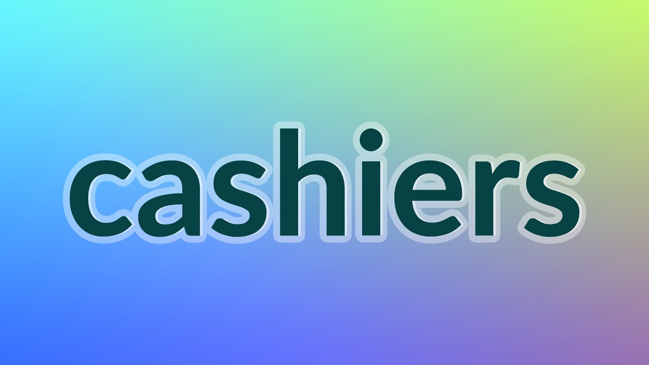 Cashiers - 78 English Vocabulary Flashcards - YouTube