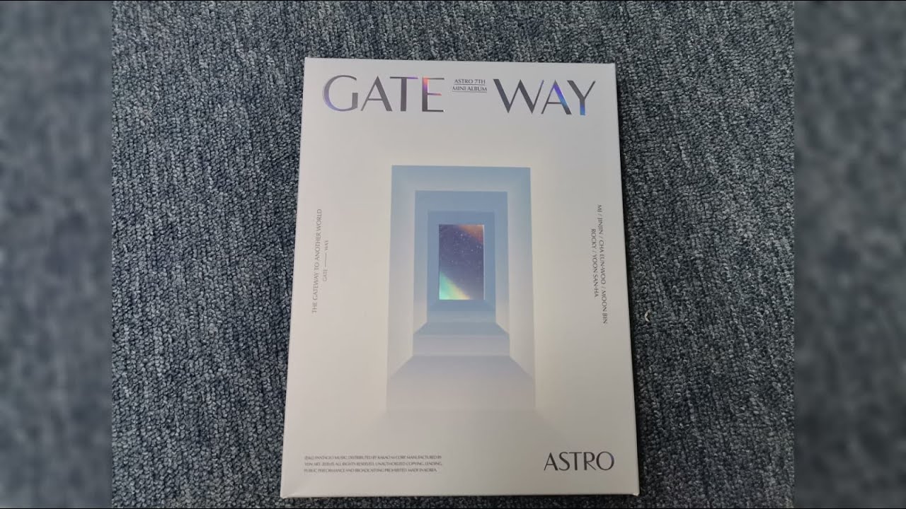 ASTRO (아스트로) - Gateway: 7th Mini Album Unboxing (Another World version ...