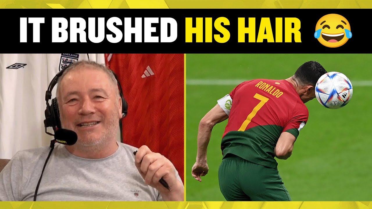 "I STILL THINK HE TOUCHES IT!" 😂 A strikers view of Cristiano Ronaldo's ...
