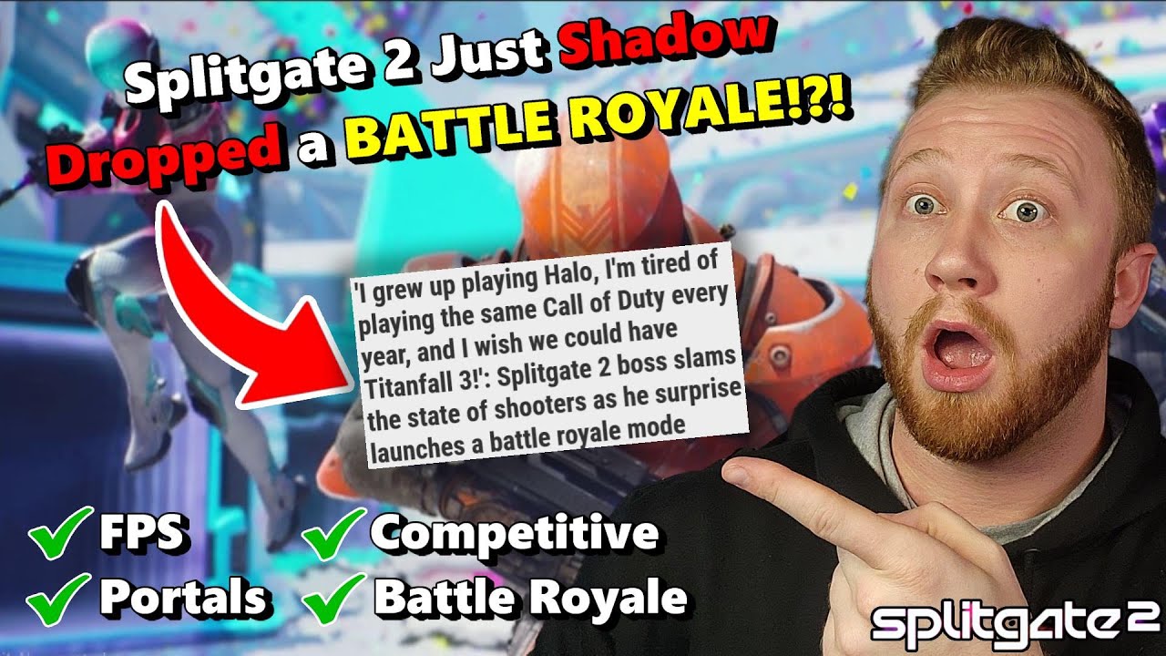 Splitgate 2 Just Shadow Dropped a BATTLE ROYALE!?!? w/ my brother @Mang0re - YouTube