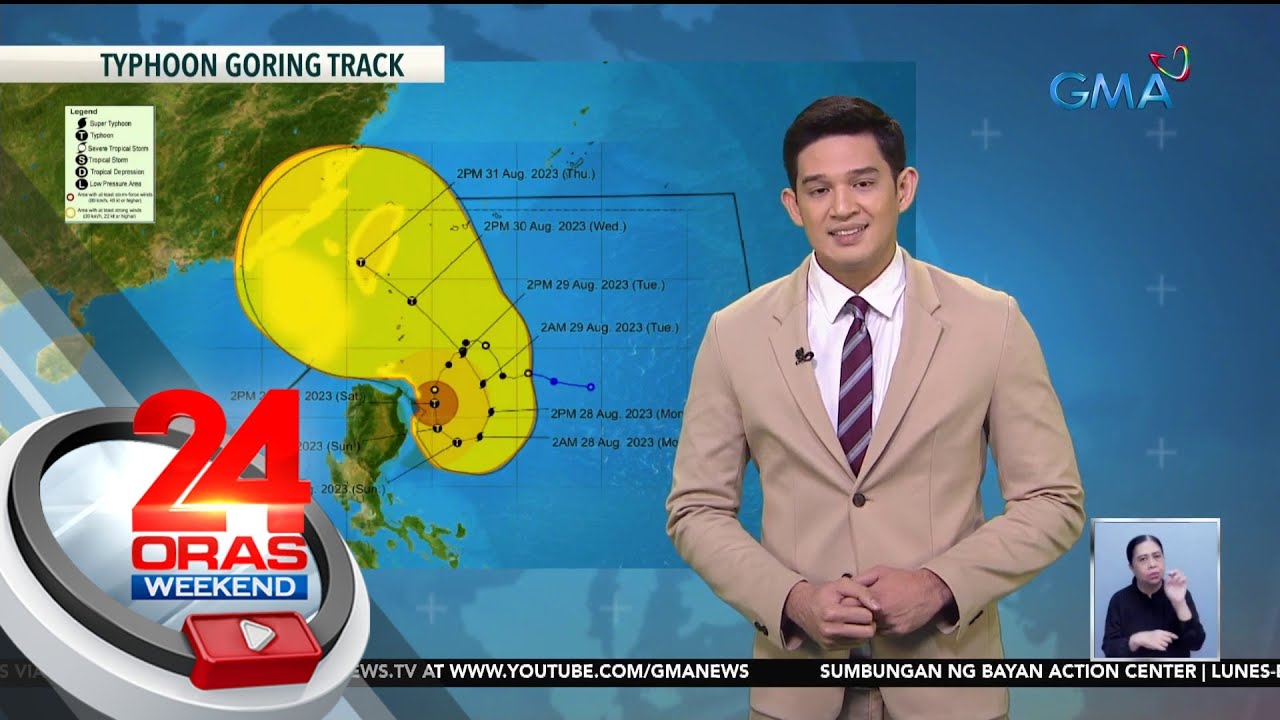 Bagyong Goring, posibleng maging super typhoon ayon sa PAGASA | 24 Oras ...