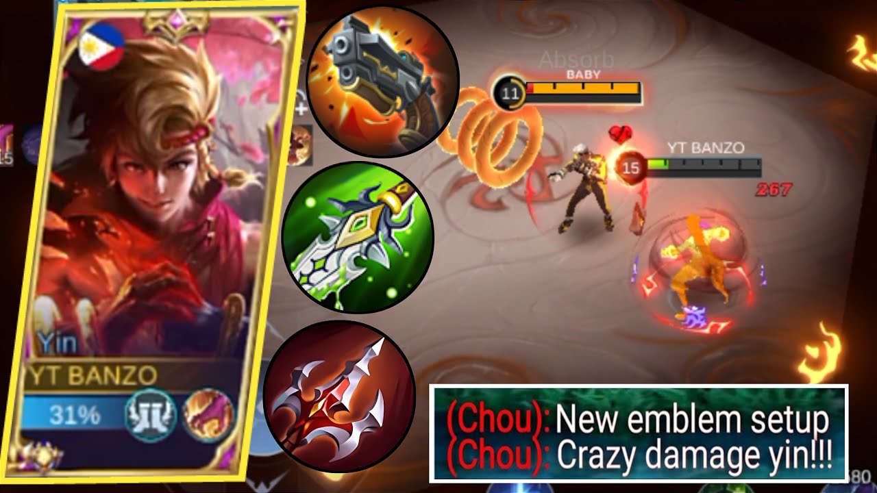 YIN NEW BUILD TO BURST DOWN ANY HERO | YIN MOBILE LEGENDS GAMEPLAY ...
