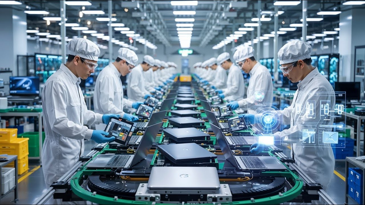 How Laptops Are Made in a Factory | Inside the Laptop Manufacturing ...