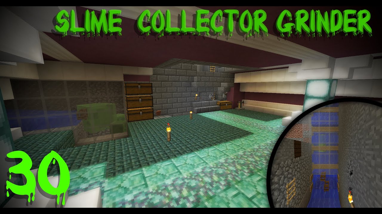 Slime Collection System/Alien Room! | Minecraft Vanilla 1.8 Survival Ep ...