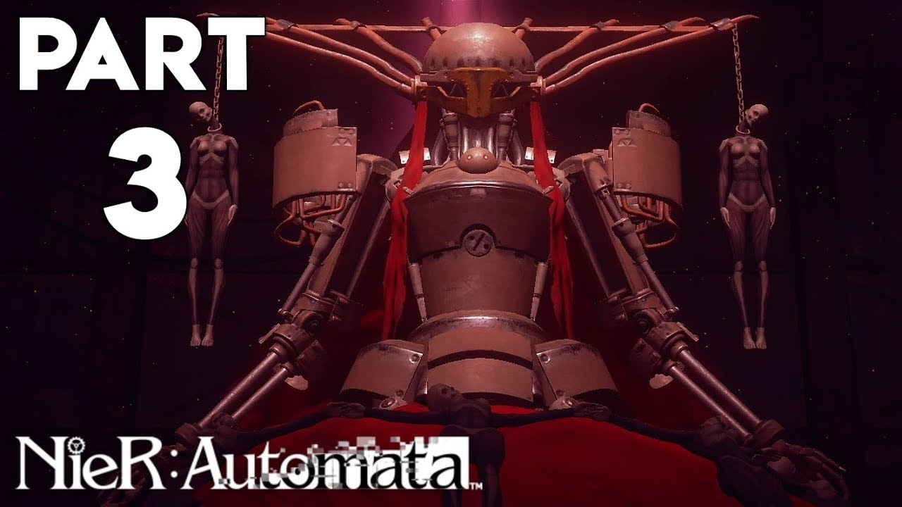 NieR: Automata - Gameplay & Walkthrough Part 3 - A Beautiful Boss Fight ...