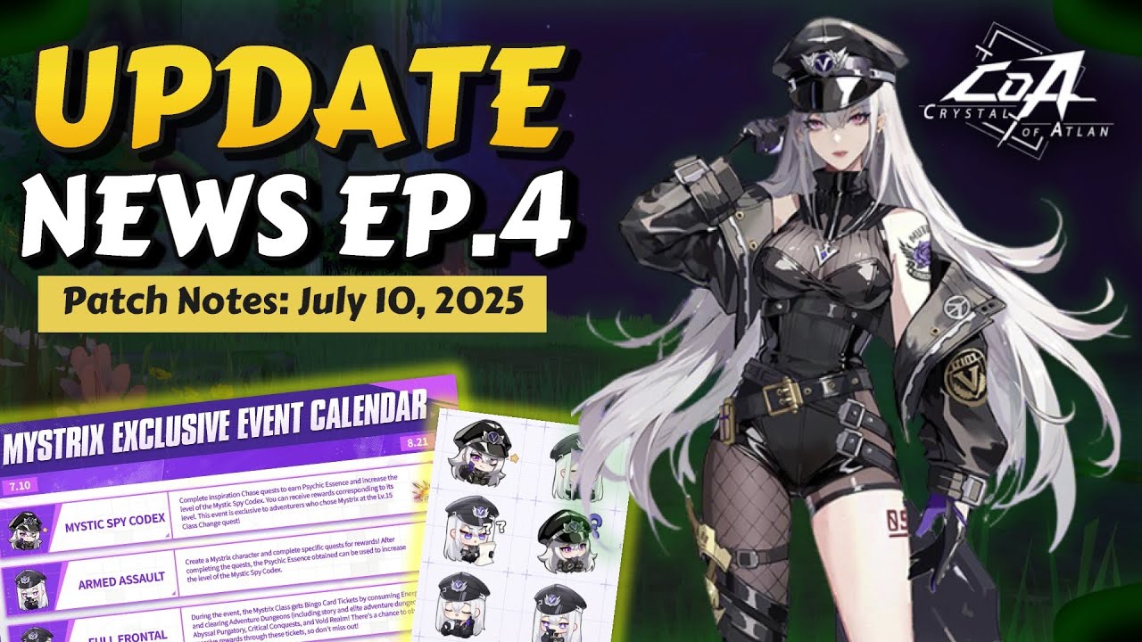 Crystal of Atlan UPDATE ep. 4 – New Class, Events & Patch Notes (July ...