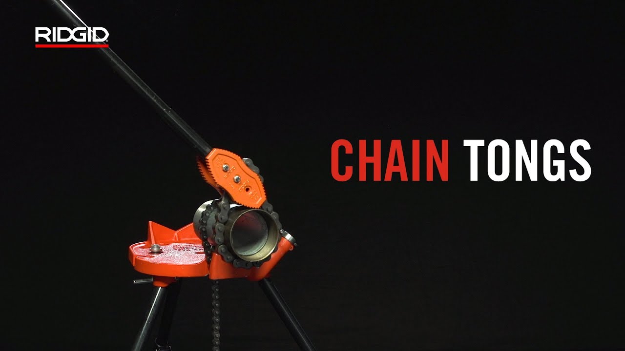 RIDGID Chain Tongs - YouTube