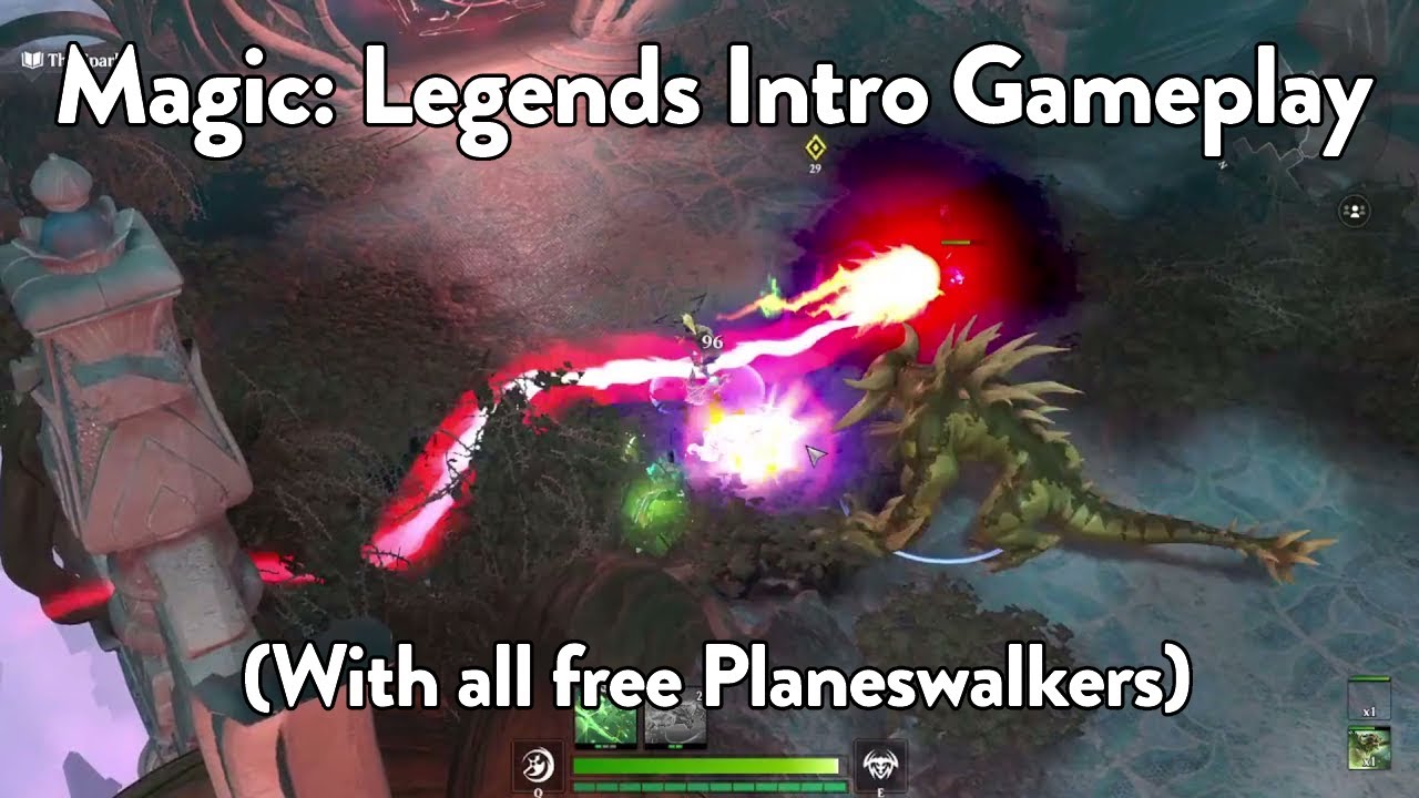 Magic: Legends - All Free Planeswalkers Intro Gameplay - YouTube