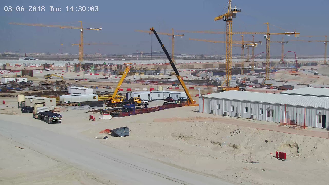 Kuwait International Airport New Passenger Terminal Construction site ...