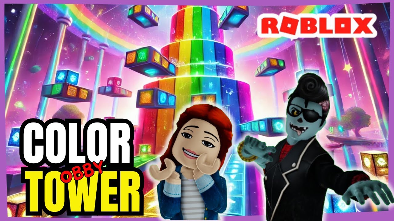 AVENTURA MALUCA NA COLOR TOWER OBBY NO ROBLOX! Subi ou Caí? - YouTube
