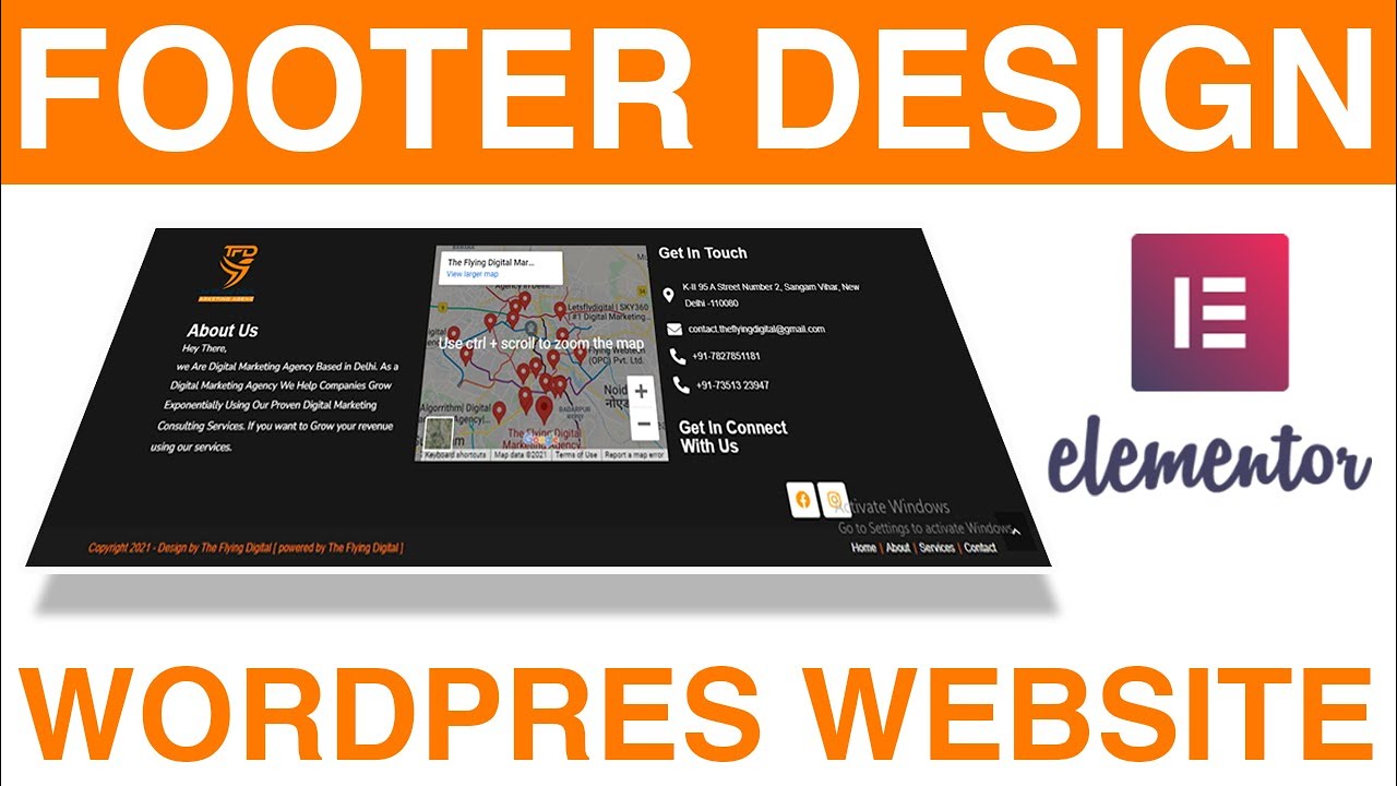 How To Design Footer In WordPress How To Create Footer In WordPress Elementor Create How To Design Footer In WordPress How To Create Footer In WordPress Elementor Create