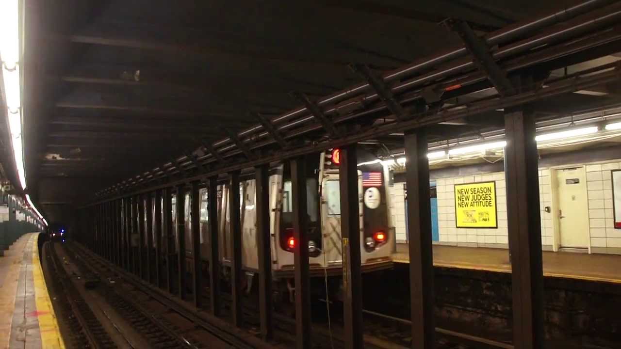 Whitehall Street - South Ferry Bound Train Of R160As & R160Bs On The R ...