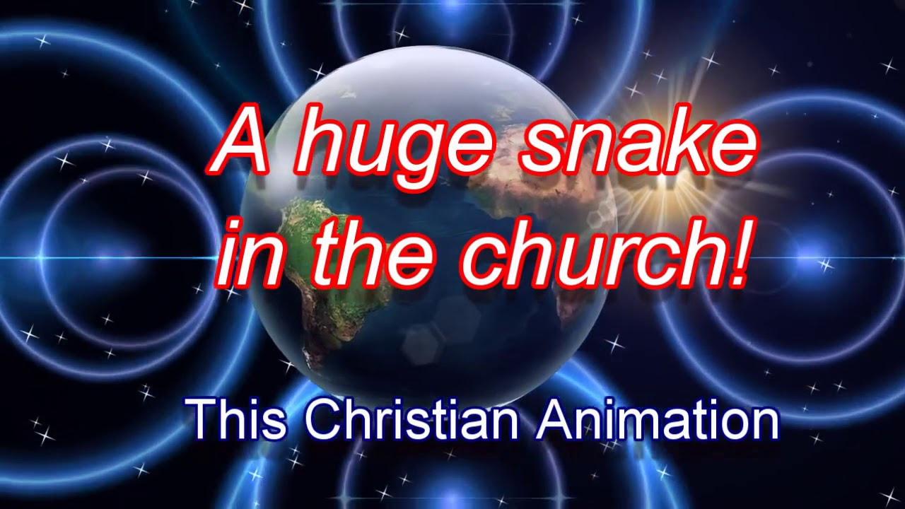 Huge snakes in the churches - YouTube