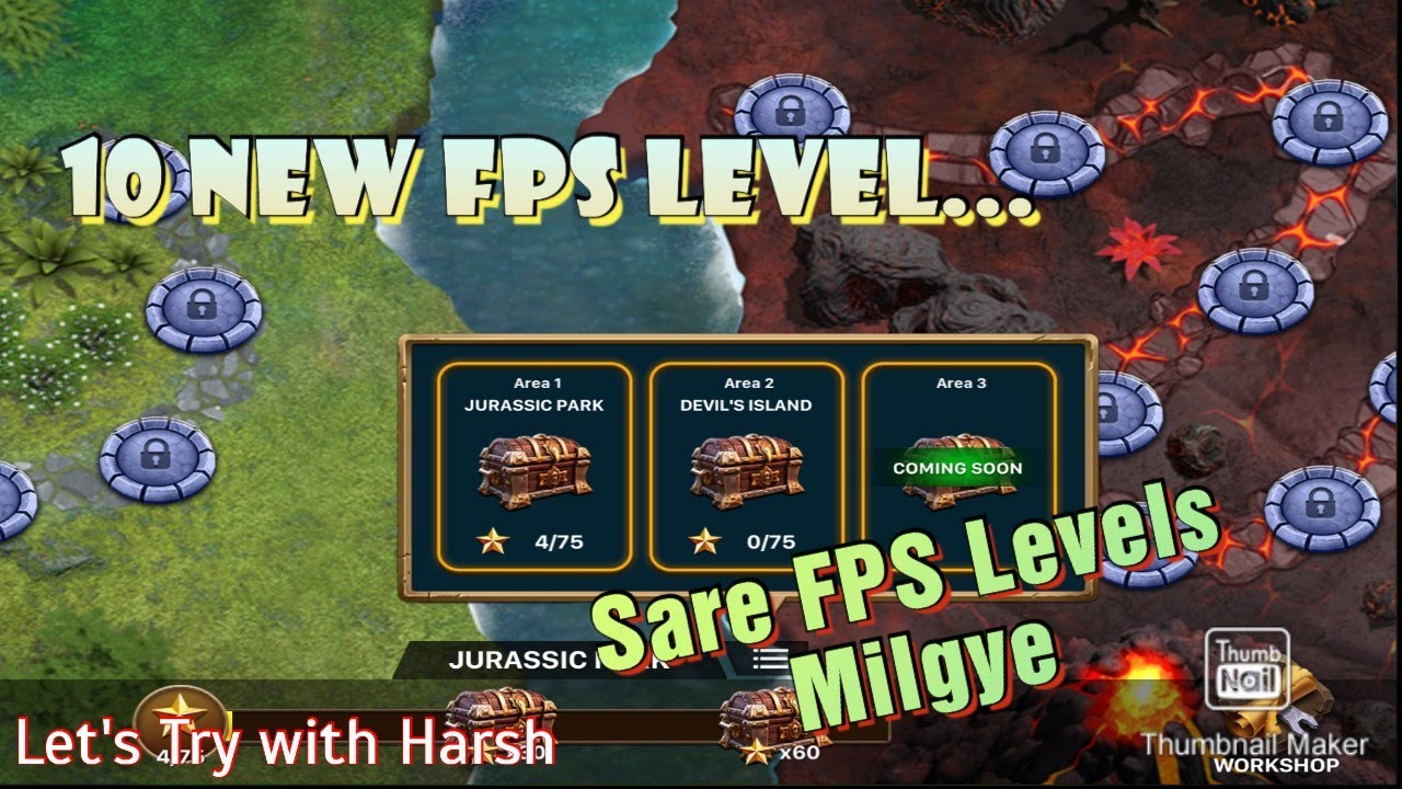 New 10 FPS Levels Milgye | Find New Update FPS LEVELS | animal revolt ...