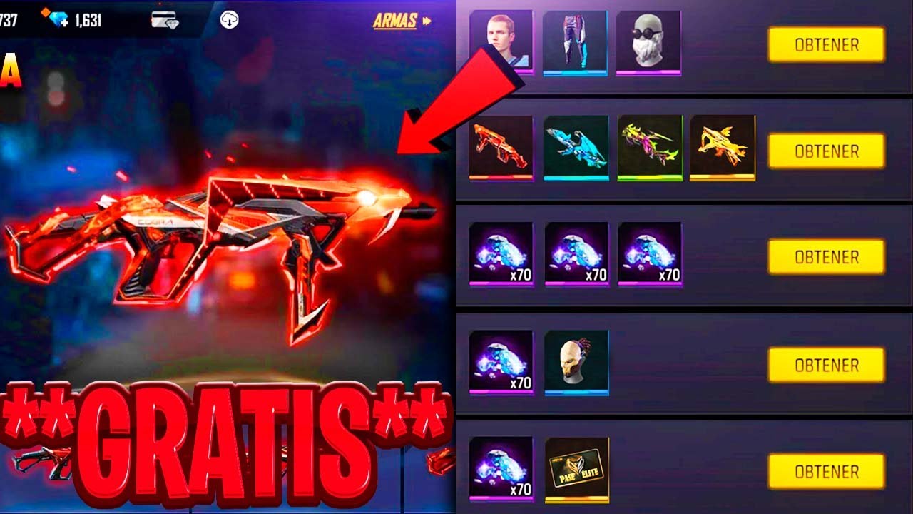 🎁CÓDIGOS *OFICIALES* DE FREE FIRE 2025 | MP40 COBRA EVO | CODIGOS de ...