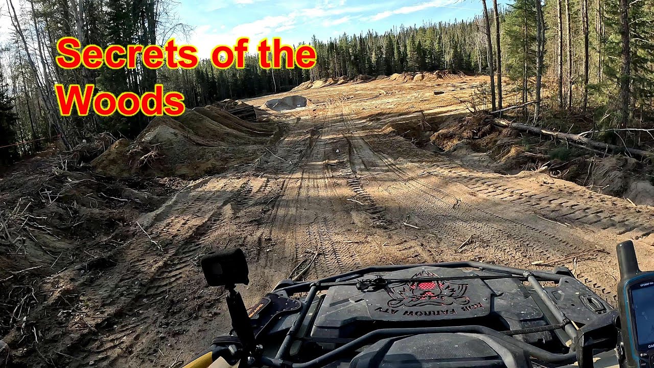 Secrets of the woods Logging Dam Back Road Trail ATV Ride Explore Can ...