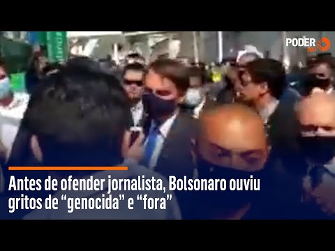 Jair Bolsonaro é hostilizado aos gritos de “genocida” e “fora” em Guaratinguetá (SP)