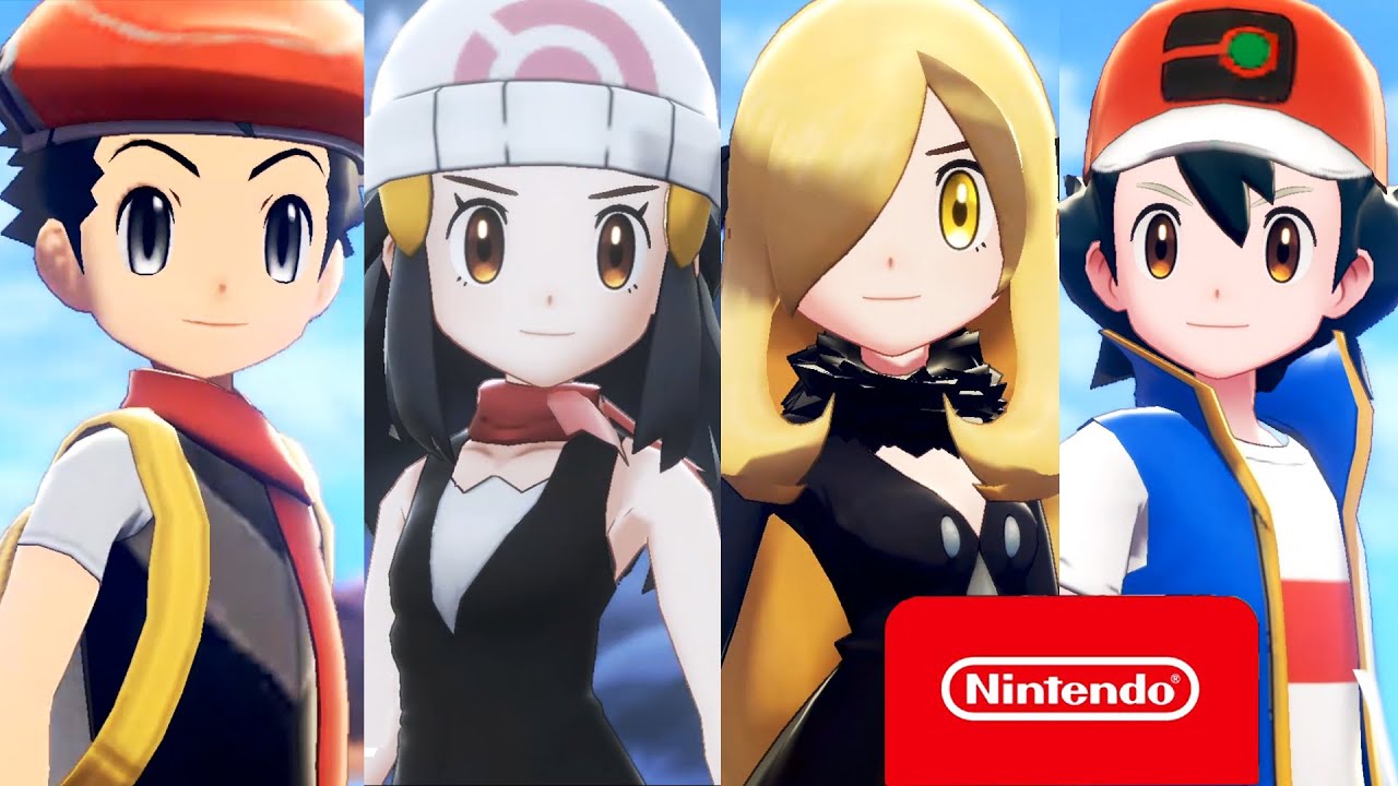All Gen 4 Trainer from Pokemon on Nintendo Switch - YouTube