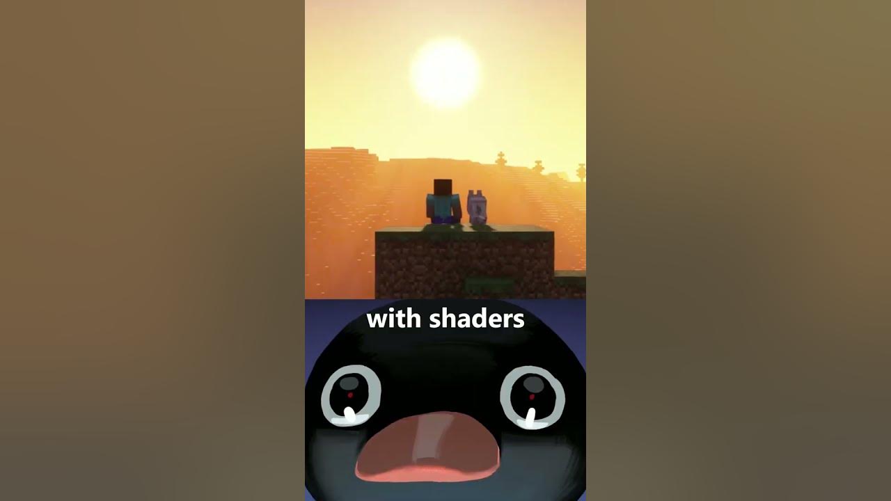 Minecraft Shaders vs No Shaders Shorts - YouTube