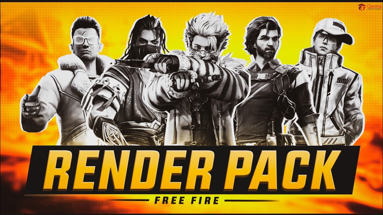 Best Free Fire Render Pack | Latest Free Fire Character PNGs | 1K ...