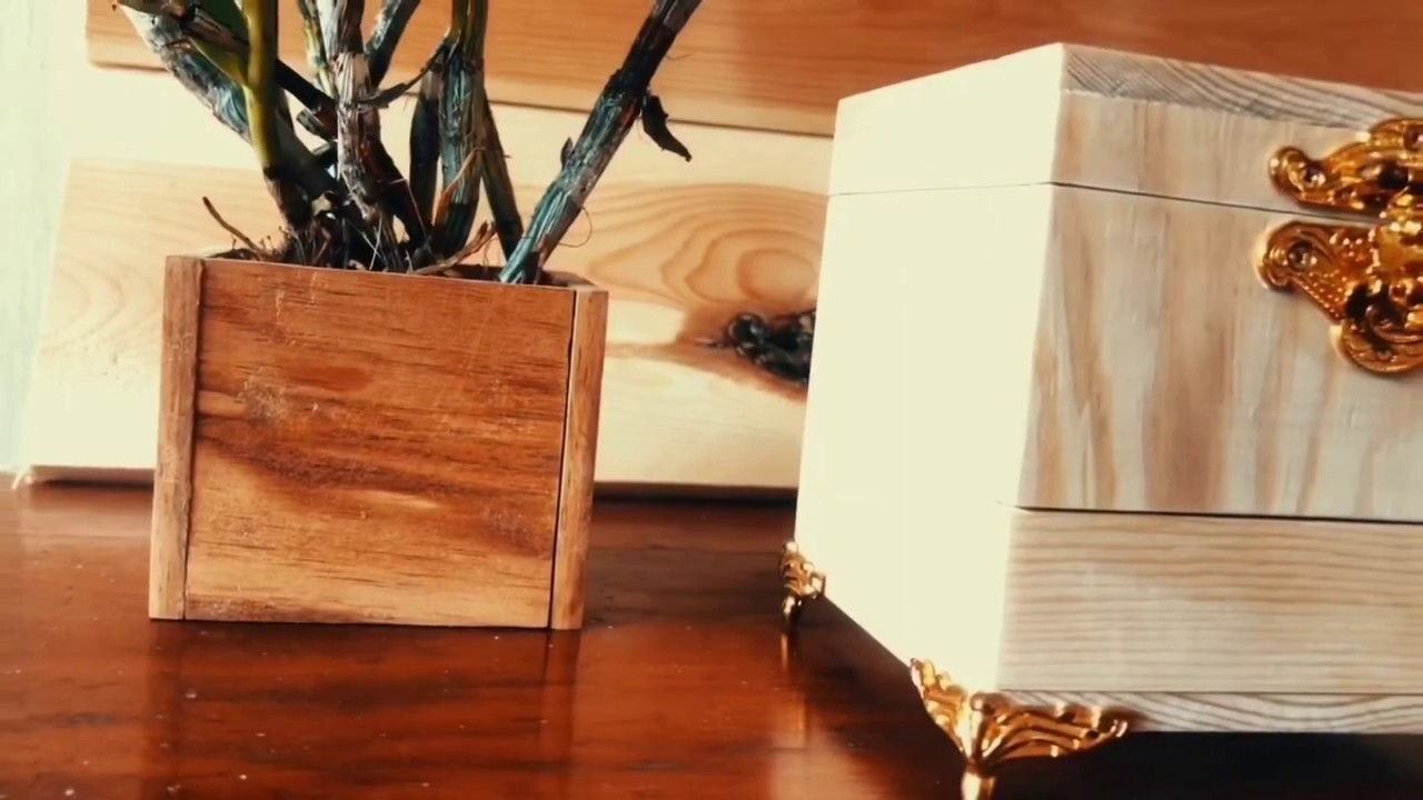 Hand Made Wooden Gift Box - YouTube