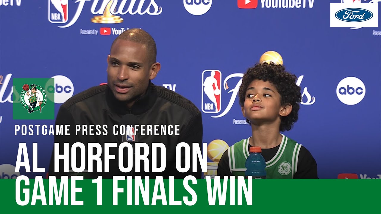 POSTGAME PRESS CONFERENCE: Al Horford on Game 1 NBA Finals win, Derrick ...